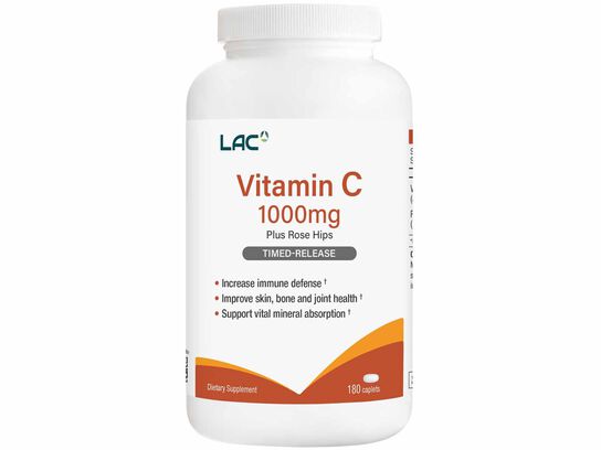Vitamin C 1000mg Plus Rose Hips TIMED-RELEASE | LAC Philippines